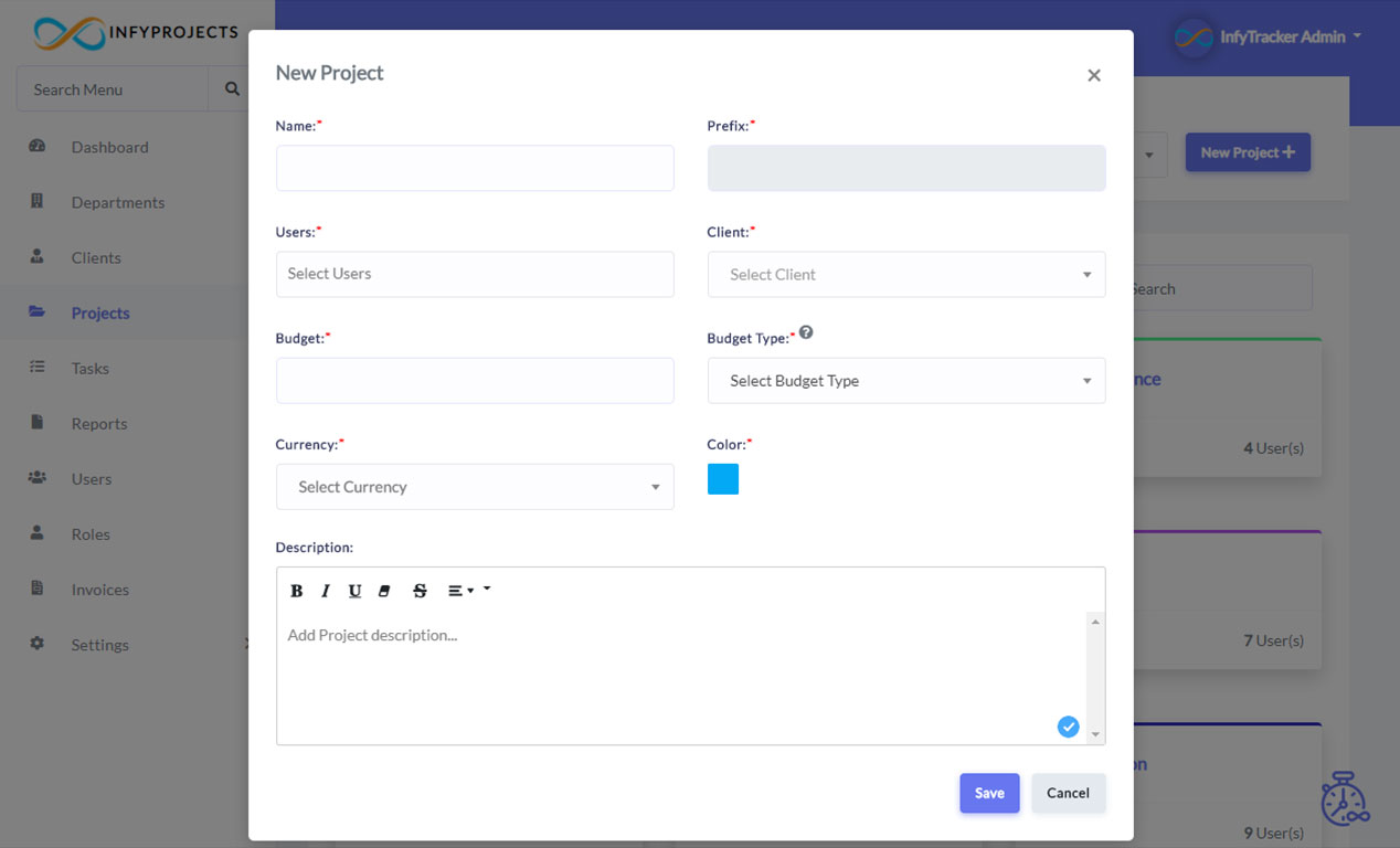 PMS: Project Management System built with Laravel by infyomlabs | CodeCanyon